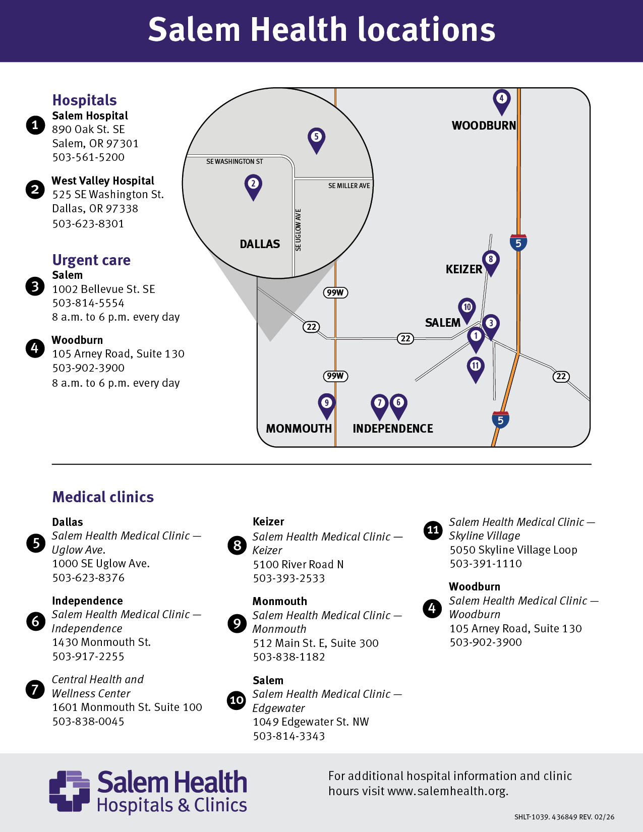Visitor Map | Patient Visitor | Salem Health